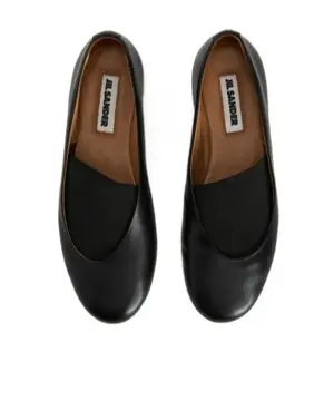JIL SANDER Elyss Ballerinas - Black