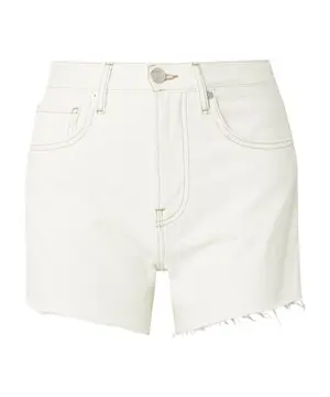 FRAME Le Super High Ripped Denim Shorts