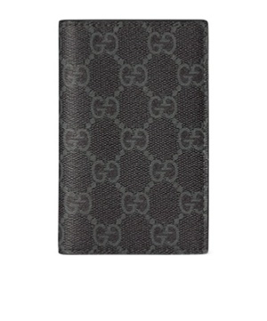 Gucci Gg Emblem Bi-fold Card Case - Black
