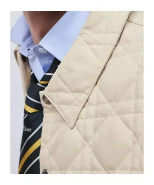 Dior Cannage Logo Patch Overshirt - Beige