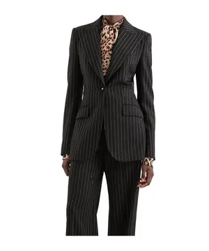 Dolce & Gabbana Single-breasted Pinstriped Blazer