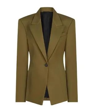 Attico Long Sleeve Single-breasted Blazer