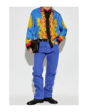 Versace Baroque Sun Print Shirt