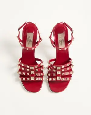 Valentino Garavani Rockstud Kidskin Stiletto Sandal 100mm
