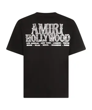 Amiri Logo Hollywood Printed Oversized T-shirt