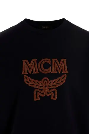 Mcm Logo Embroidered Pullover