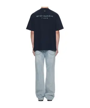 WOOYOUNGMI Logo Back Print T-shirt