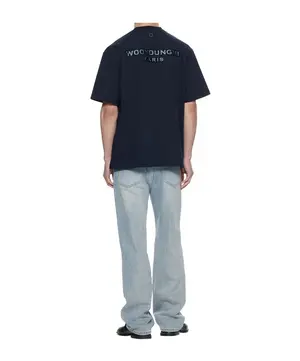 WOOYOUNGMI Logo Back Print T-shirt