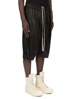 Rick Owens Elastic Waist Drawstring Shorts