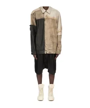 Rick Owens Elastic Waist Drawstring Shorts