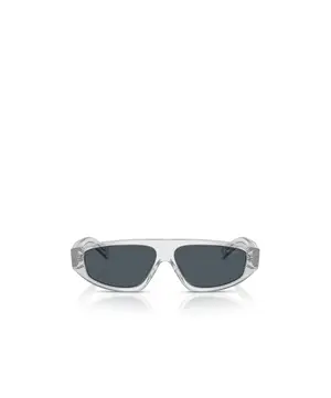 Prada Rectangular Frame Sunglasses - Gray