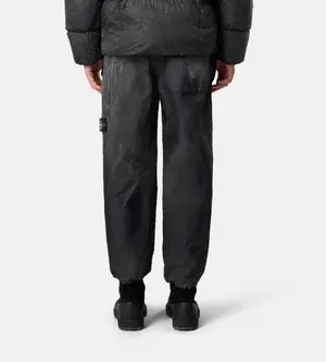 Stone Island Loose Fit Fatigue Trousers - Black