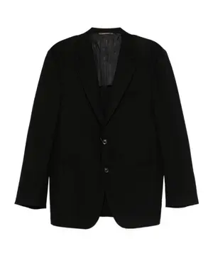 Canali Long Sleeve Blazer - Black