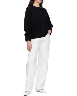 LOULOU STUDIO High Waist Denim Trousers