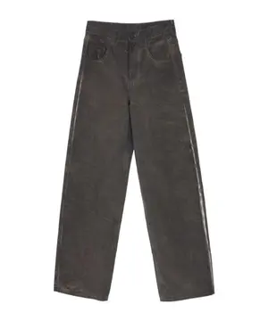 UMA WANG Belted Jeans With Five Pockets - Black