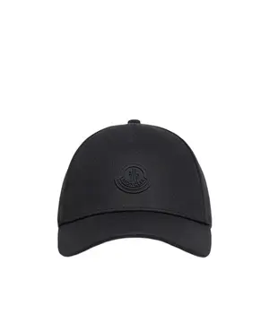 Moncler Moncler Baseball Cap With Logo Patch Black