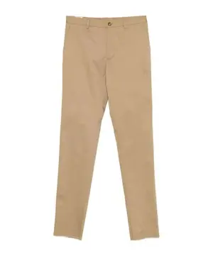 Etro Cotton Frayed-hem Trousers