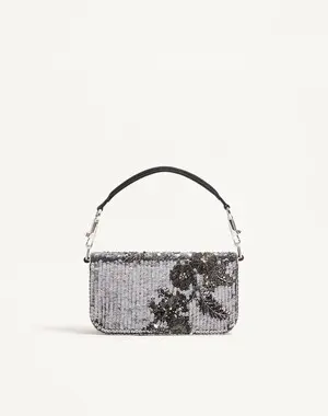 Valentino Garavani Embellished Foldover Small Shoulder Bag