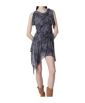 Isabel Marant Étoile Asymmetrical Pleated Skirt