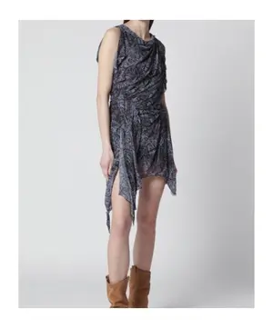 Isabel Marant Étoile Asymmetrical Pleated Skirt