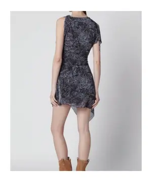 Isabel Marant Étoile Asymmetrical Pleated Skirt
