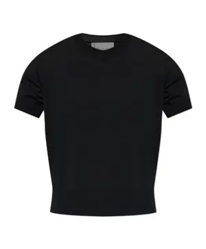 AMI Paris Fine Knit Crew Neck T-shirt
