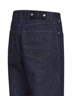 Stone Island Loose Fit Jeans - Blue
