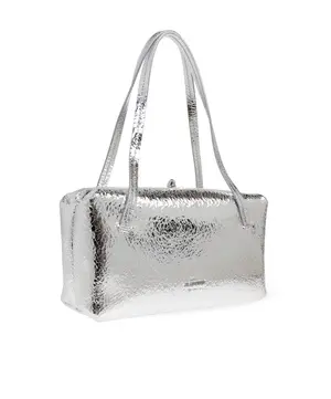 JIL SANDER Logo Lettering Tote Bag - Gray