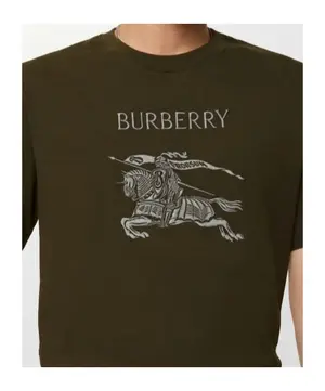 Burberry Ekd Embroidered Crewneck T-shirt