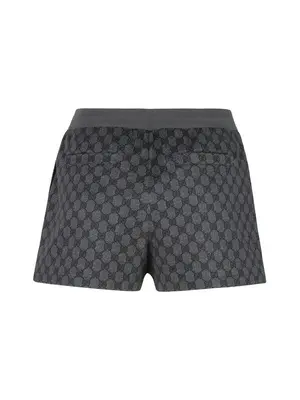 Gucci Allover Gg Monogram Technical Jersey Shorts