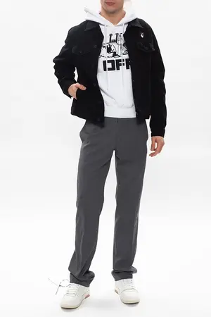 Off-White Caterpillar Print Hoodie