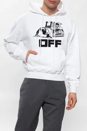Off-White Caterpillar Print Hoodie