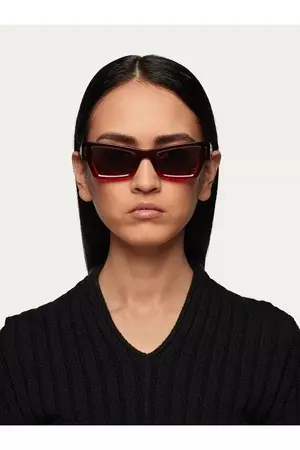 FERRAGAMO Rectangular Frame Sunglasses
