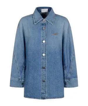 Givenchy Denim Button-fastening Shirt - Medium Blue