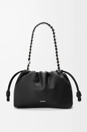 Loewe Flamenco Medium Shoulder Bag - Black