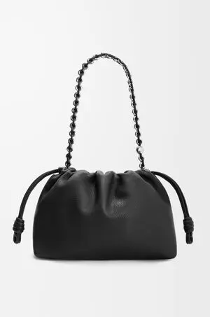 Loewe Flamenco Medium Shoulder Bag - Black