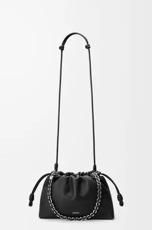 Loewe Flamenco Medium Shoulder Bag - Black
