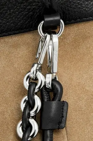 Loewe Flamenco Medium Shoulder Bag - Black