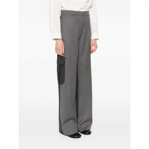 Stella McCartney Side Slit Straight-leg Trousers