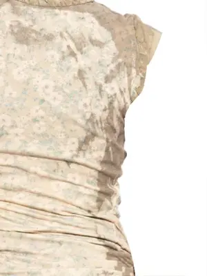 DIESEL® Sleeveless Floral Print Top - Nude