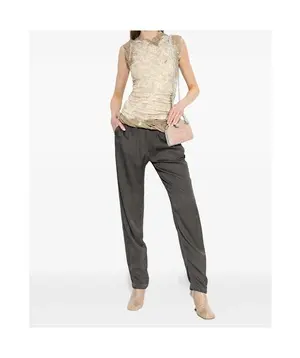 DIESEL® Sleeveless Floral Print Top - Nude
