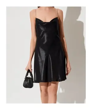 DIESEL® D-mintel Chain Strap Mini Dress