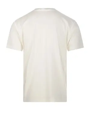 Stone Island Logo Patch Crewneck T-shirt - White