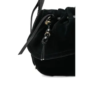 Isabel Marant Étoile Bolton Suede Shoulder Bag - Black