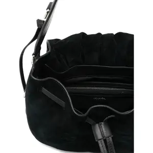 Isabel Marant Étoile Bolton Suede Shoulder Bag - Black