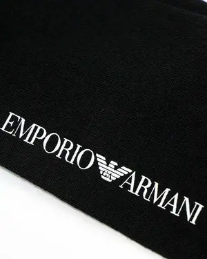 Emporio Armani Logo Knitted Ankle Socks