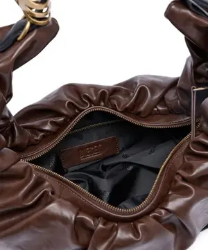 DIESEL® L Grab-d Gathered Shoulder Bag - Brown