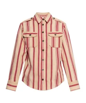 Isabel Marant Étoile Gelva Striped Shirt - Red