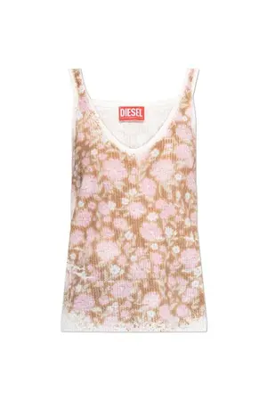 DIESEL® M-blommin Ribbed Tank Top - No