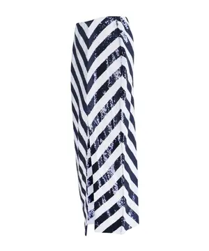 Ralph Lauren Sequined Chevron Skirt
